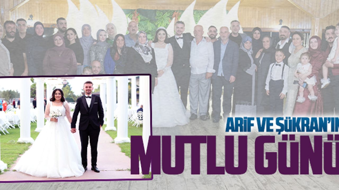 Arif ve Şükran’ın mutlu günü - Karasu Haberleri | Karasu'dan 24 saat haber