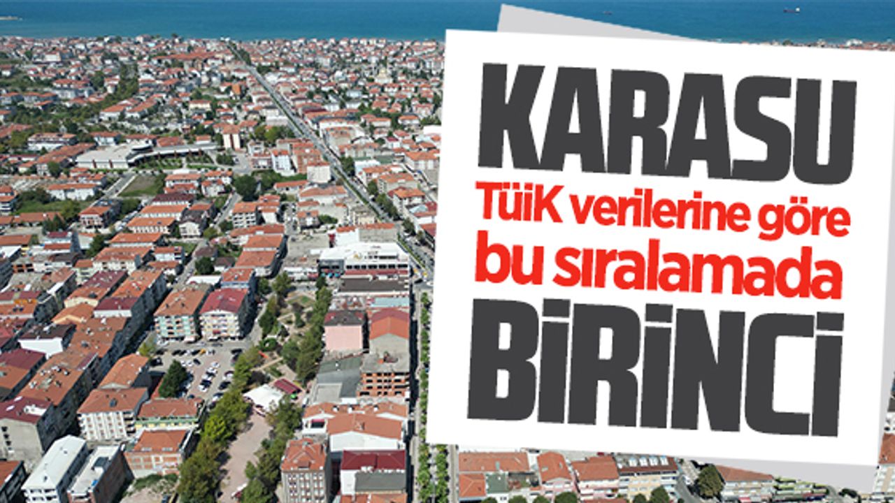 Karasu, TÜİK verilerine göre Sakarya’da birinci - Karasu Haberleri | Karasu'dan 24 saat haber
