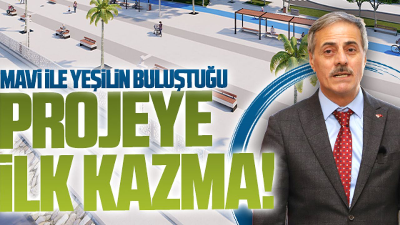 Karasu sahil düzenleme ve rekreasyon projesinin temeli atılıyor ...