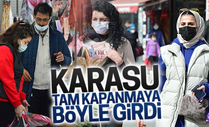 Karasu, tam kapanmaya böyle girdi - Karasu Haberleri | Karasu'dan 24 saat haber