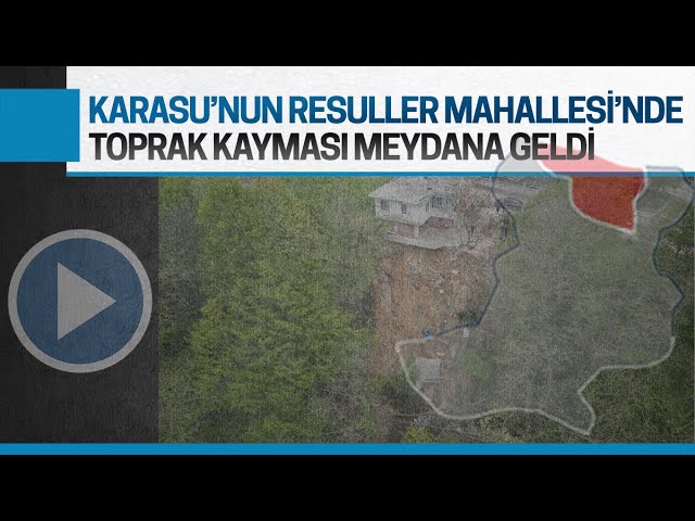 Karasu’da toprak kayması, bir ev tehdit altında - Karasu Haberleri | Karasu'dan 24 saat haber